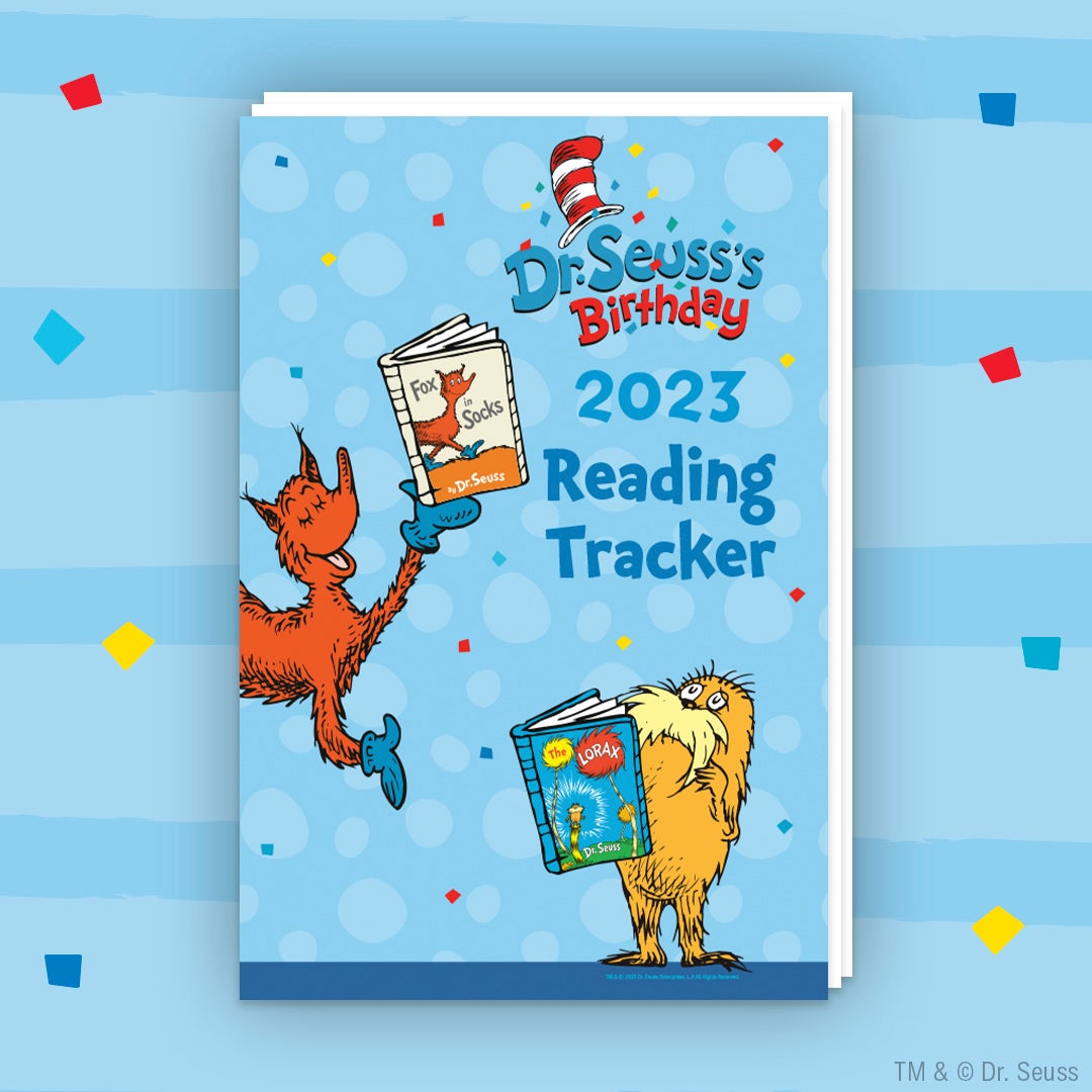 Reading Tracker, Dr. Seuss's Birthday - Random House Children's Books ...
