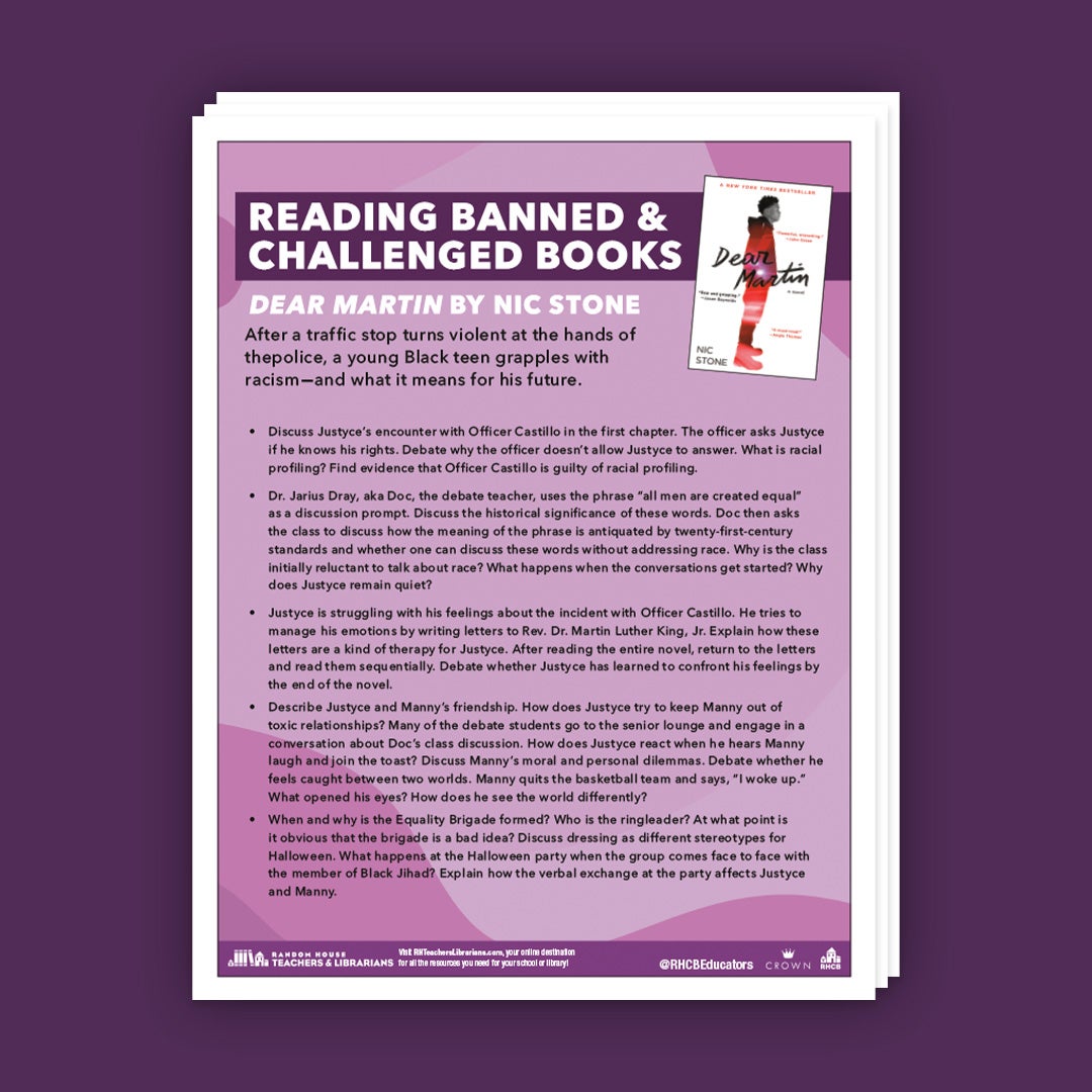 Dear Martin - Random House Children's Books Teachers and Librarians