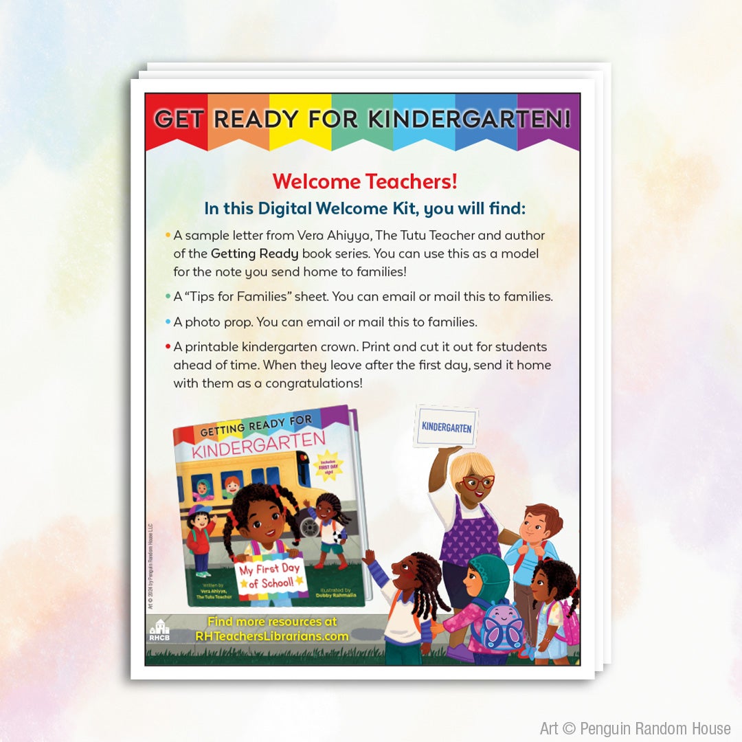 Get Ready for Kindergarten! - Random House Children's Books Teachers ...