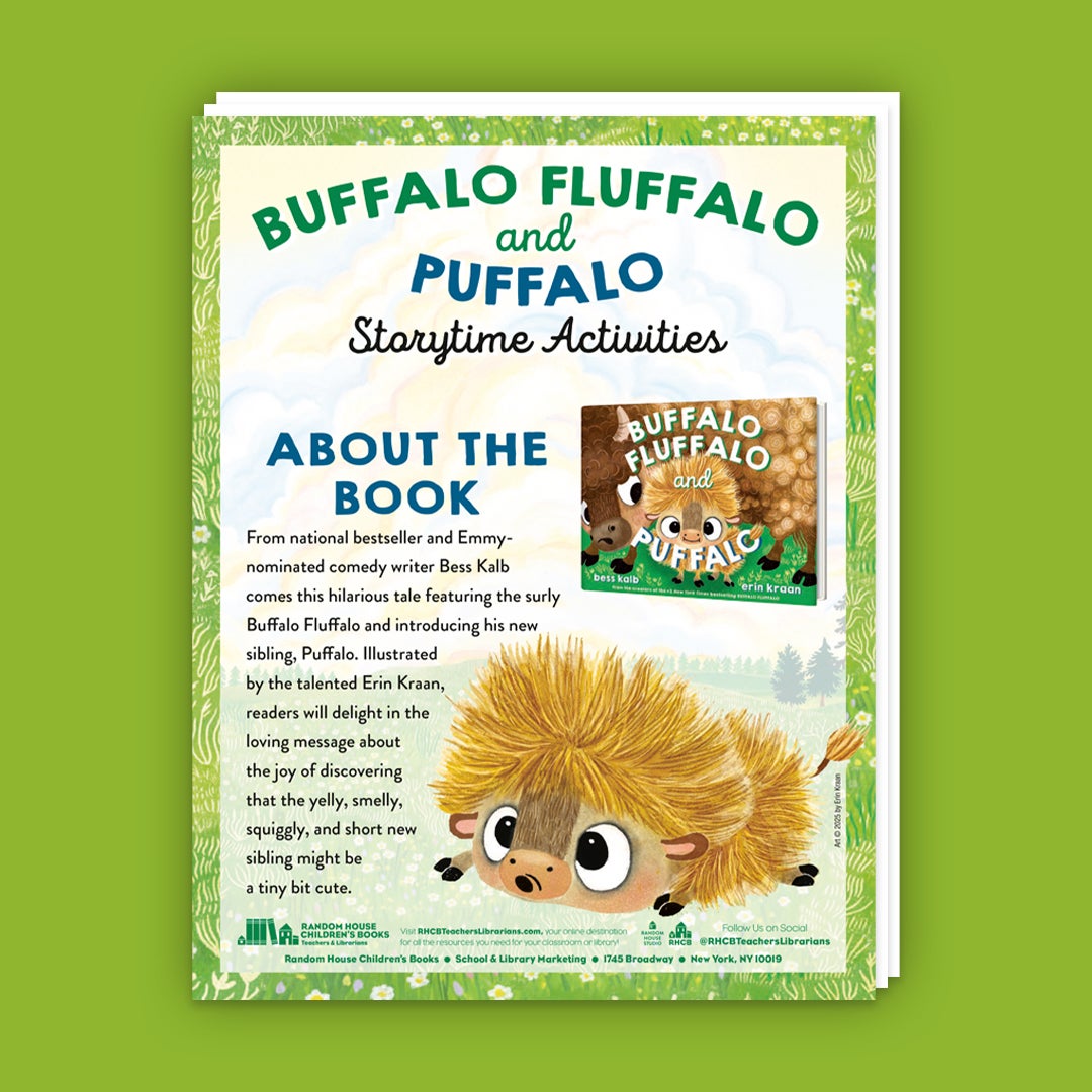 Buffalo Fluffalo and Puffalo - Random House Children's Books Teachers ...