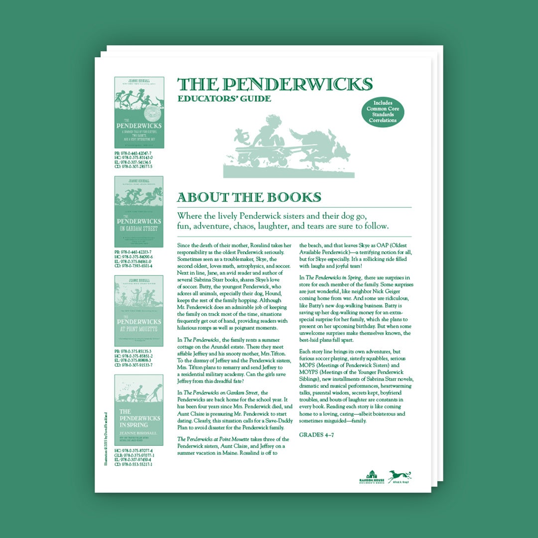 The Penderwicks Series - Random House Children's Books Teachers and ...