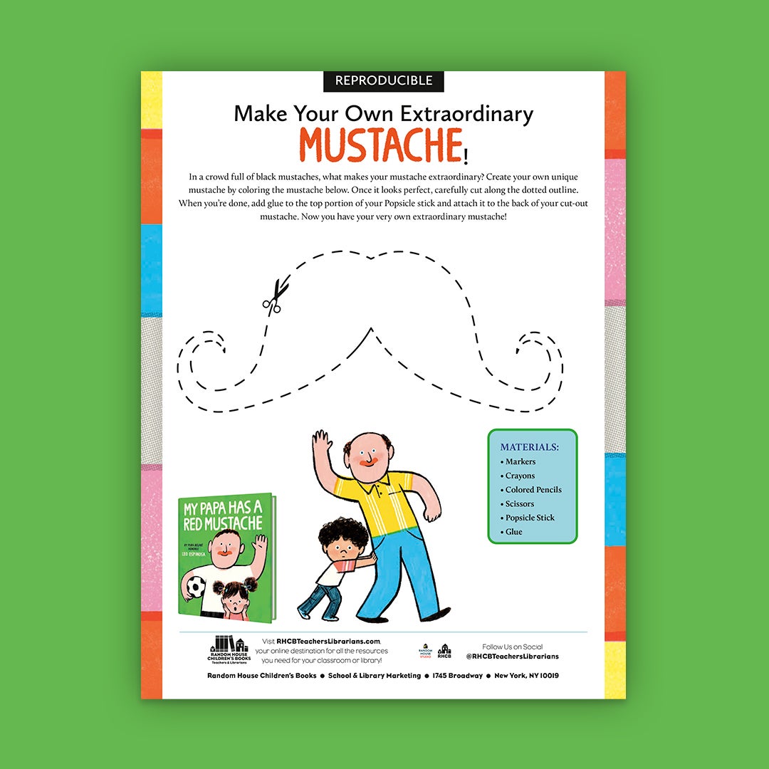 My Papa Has a Red Moustache - Random House Children's Books Teachers ...